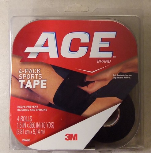(1 Pack) 3M ACE - 4-Rolls Sports Tape - Model #207463 | eBay