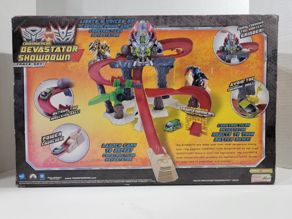 Transformers RPMs Construction Devastator Showdown Race Track Set New ...
