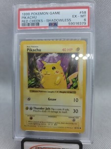 Pikachu 1999 Pokemon Game #58 Shadowless (Red Cheeks) Price Guide ...