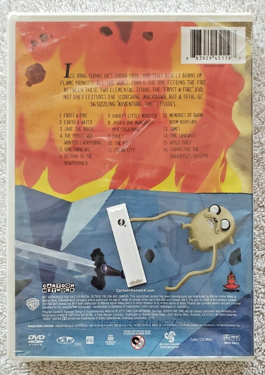 Adventure Time: Frost & Fire (DVD) for sale online | eBay