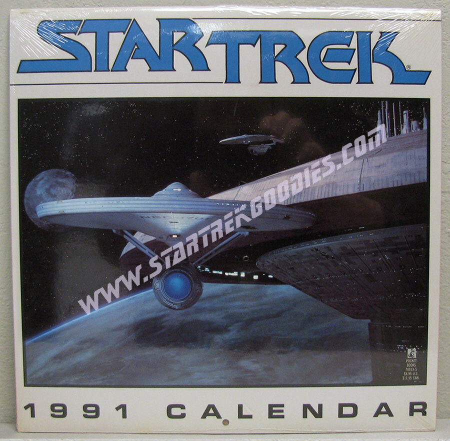 CALENDAR - Star Trek: The Original Series NINETEEN Different WALL ...