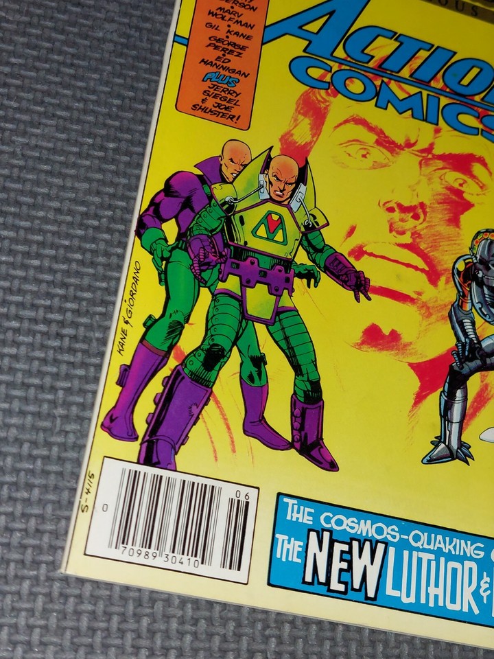 ACTION COMICS #544 (1983) Newsstand 1st Appearance Luthor Armor New ...