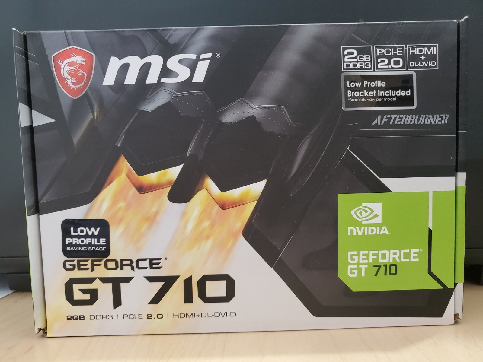 MSI GeForce GT 710 2GB DDR3 Graphics Card (GT 710 2GD3 LP) 824142126905 ...