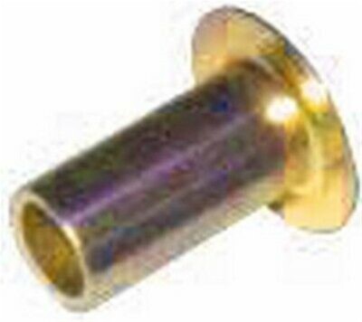 1/8"x1/4" BRASS SEMI-TUBULAR OVAL HEAD RIVETS (10) for O Gauge Scale ...