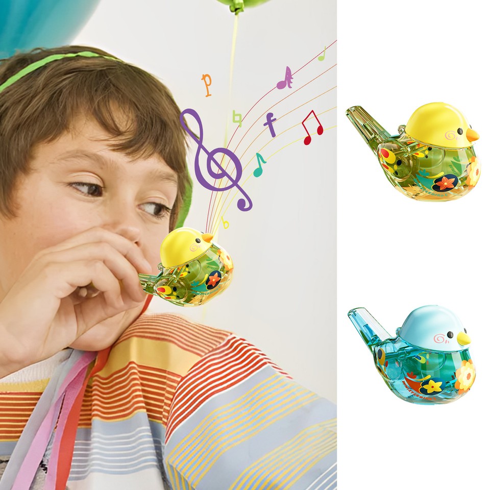 Cartoon Toy Singing Water Whistle Bird Call Whistle Infant Fun Whistle ...