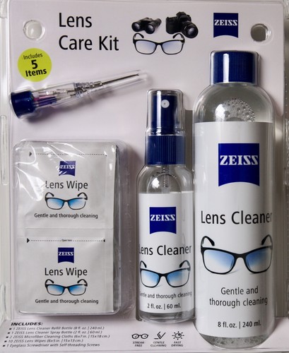Zeiss 5-Piece Lens Eyeglass Cleaner Care Kit | eBay