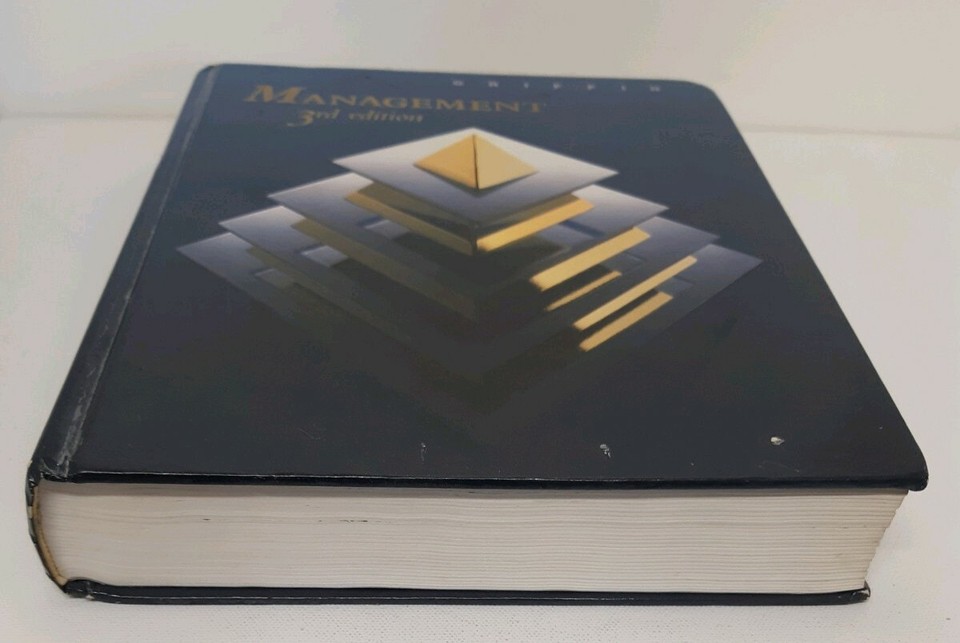Management Textbook Griffin 3rd Edition 1990 Book Vtg 90s Manager Role ...