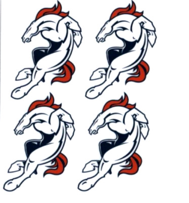 (4) Denver Broncos NFL Decals / Stickers *Free Shipping | eBay