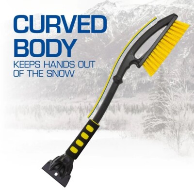 Rain-X 26” Ergo Car Snow Brush Ice Scraper Tool Snow Scraper Winter ...