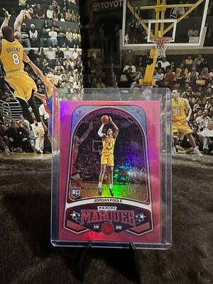 2019-20 Panini Chronicles Marquee - Jordan Poole (RC) (Pink Parallel ...