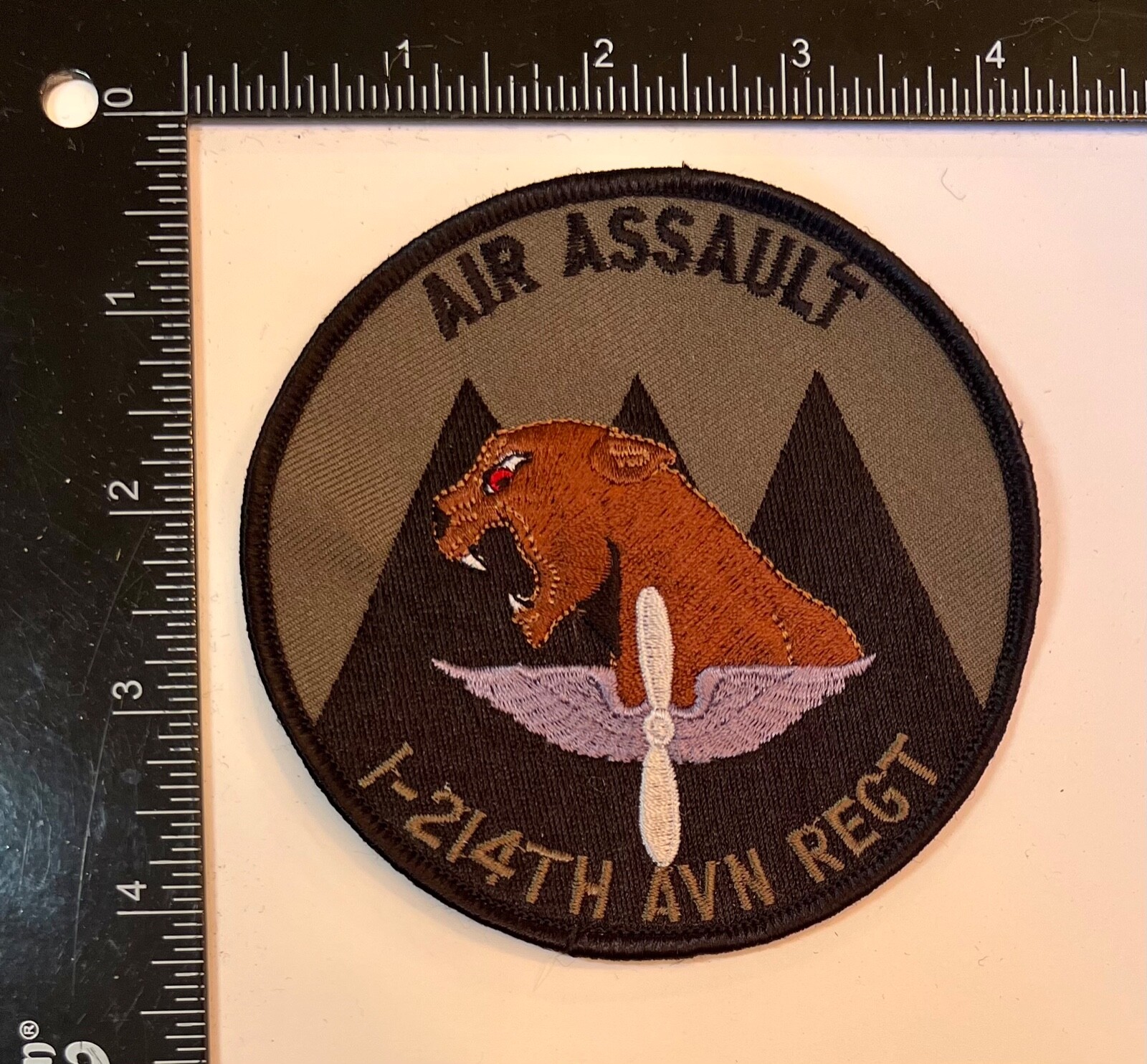 Cold War US Army 1-214th Aviation Regt Air Assault Patch | eBay