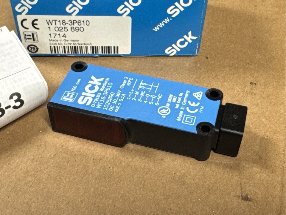 NEW GENUINE SICK WT18-3P610 Photoelectric Sensor 1025890 FAST SHIPPING ...