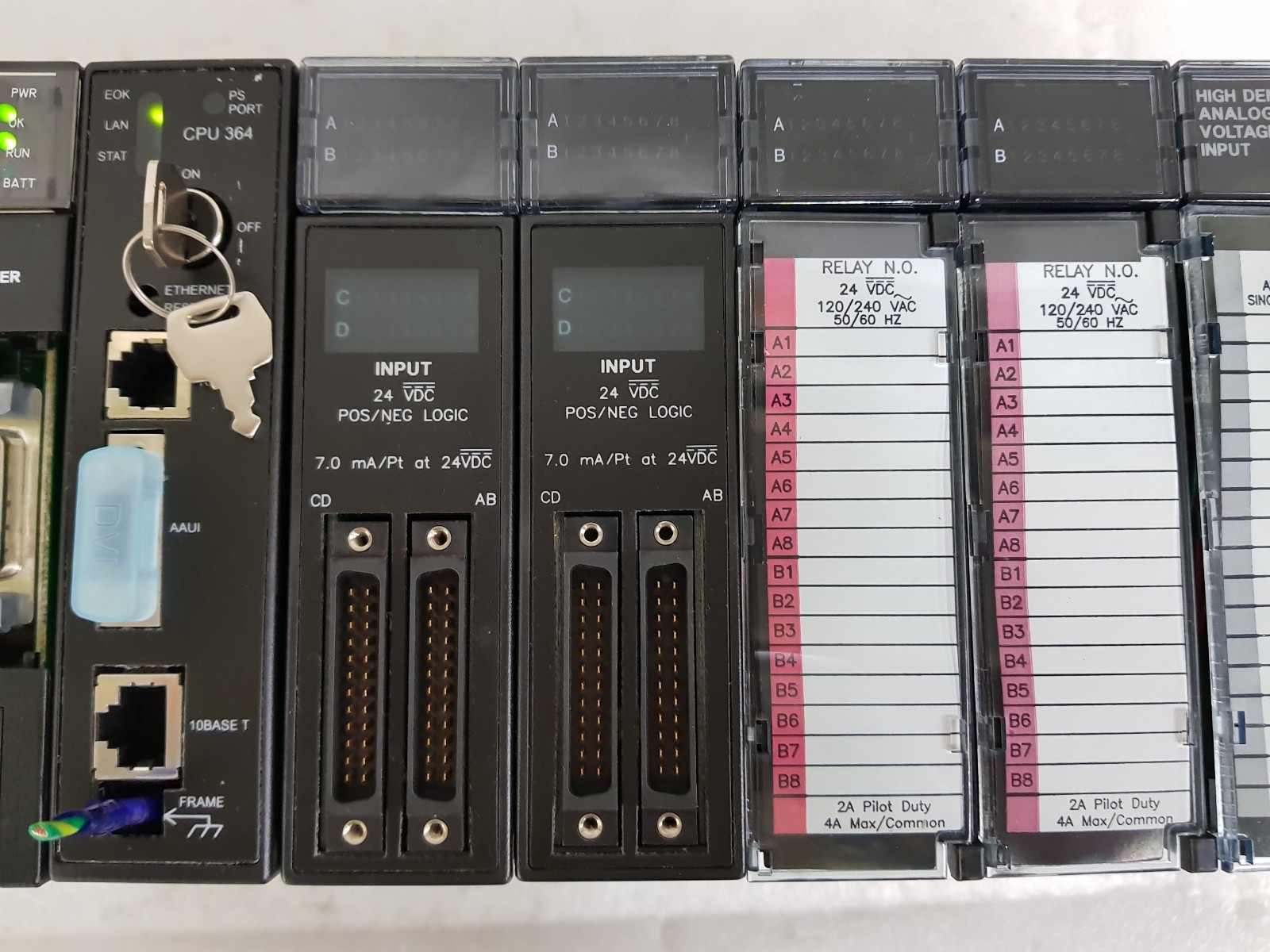 GE FANUC IC693PWR312Z+IC693CPU364-CJ+IC693MDL655H(2)+IC693MDL940H,J ...