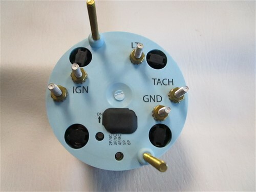 TELEFLEX 69928 MULTI FUNCTION TACHOMETER / VOLT METER GAUGE WHITE FACE ...