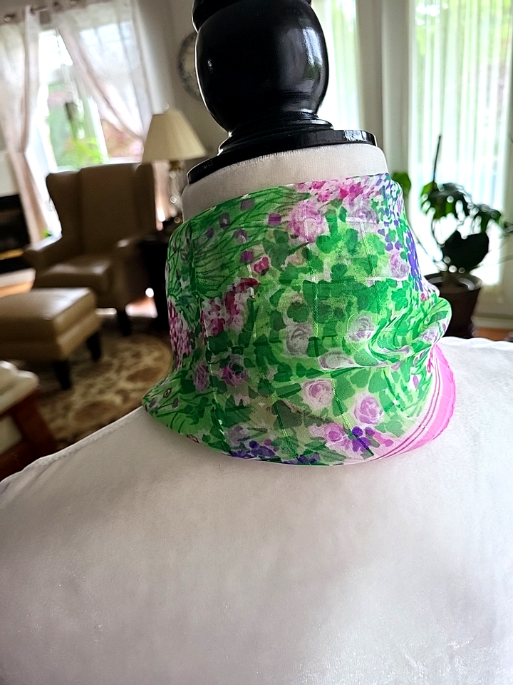 Lara by Manlio Bonetti Women's Scarf Flower Field 52"x10" | eBay UK