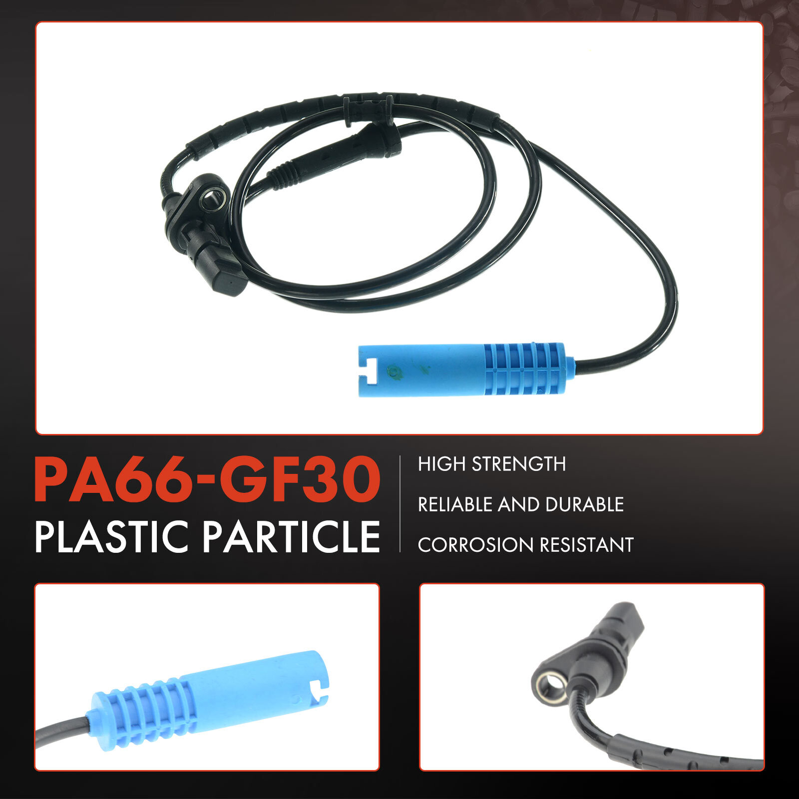 1x Rear Driver/ Passenger ABS Wheel Speed Sensor for BMW E38 740i 740iL ...
