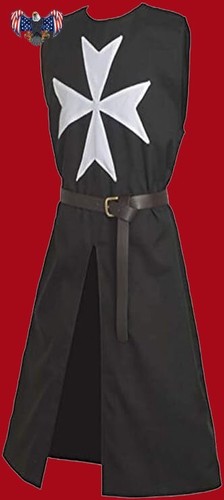 The Fantasy Dress Hospitaller Crusader Costume Knight Tunic Medieval ...