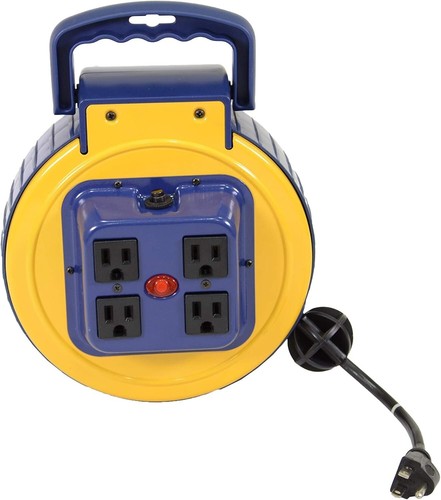 Alert 3525AC Retractable Extension Cord Reels, Yellow - IN STOCK US ...