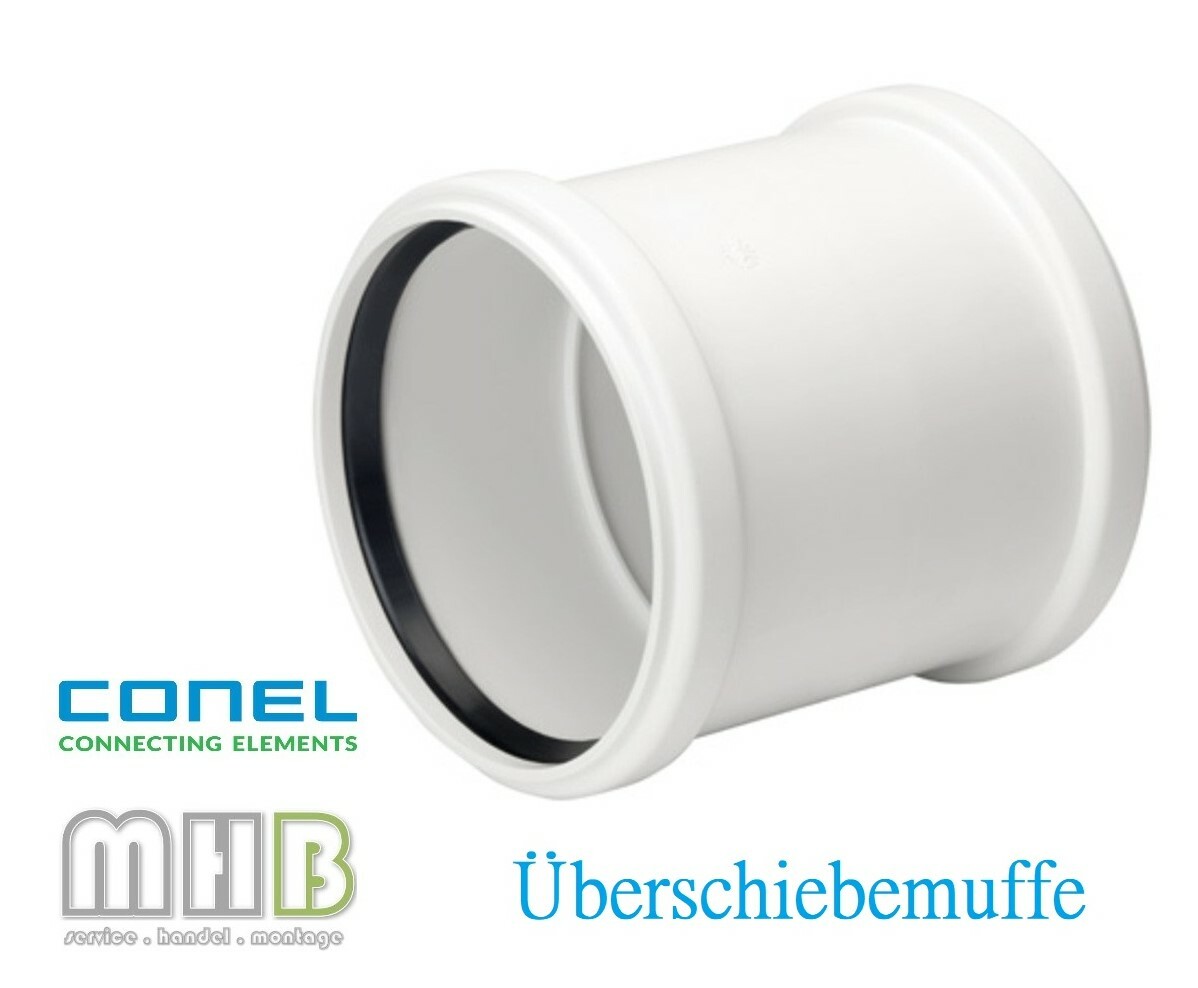 CONEL DRAIN Formteile DN 32 - DN 100 I Bögen I Muffen I Stopfen I Schallschutz | eBay.de