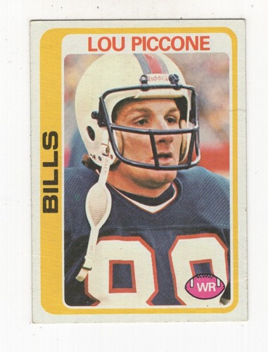 1978 TOPPS FOOTBALL LOU PICCONE BUFFALO BILLS #448 | eBay