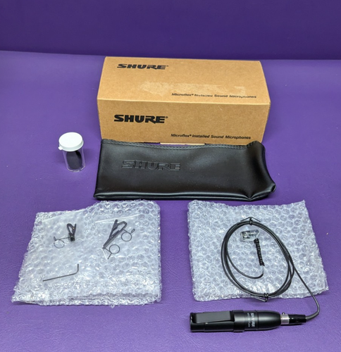 New Shure Lavalier Microphone MX183 w/ Case | eBay