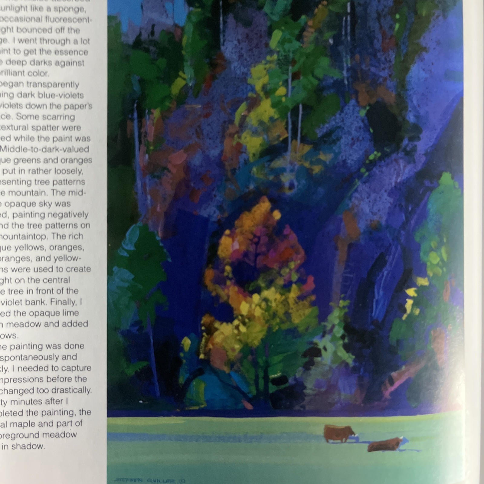 Stephen Quiller Hardcover Acrylic Painting Techniques Master the Medium ...