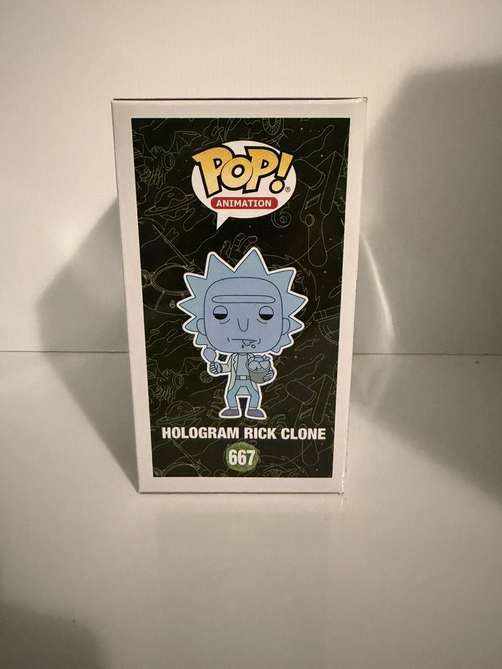 Funko Pop! Vinyl - #667 Hologram Rick Clone - Funko Limited Edition ...