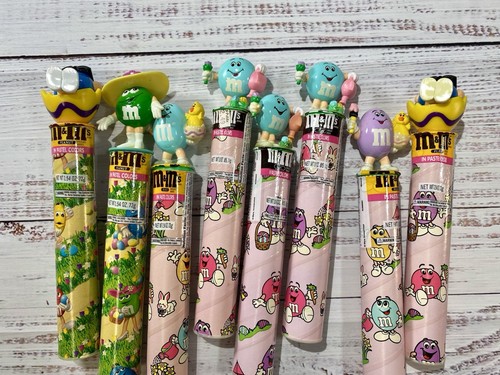 Lot of 37 Vintage M&M Easter Candy Tubes Toppers Ornaments, With &W/out ...