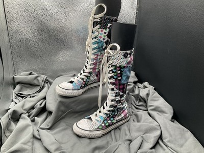 RARE Vintage Converse All Star Calf/Knee High Junior Size 12 US~Gently ...