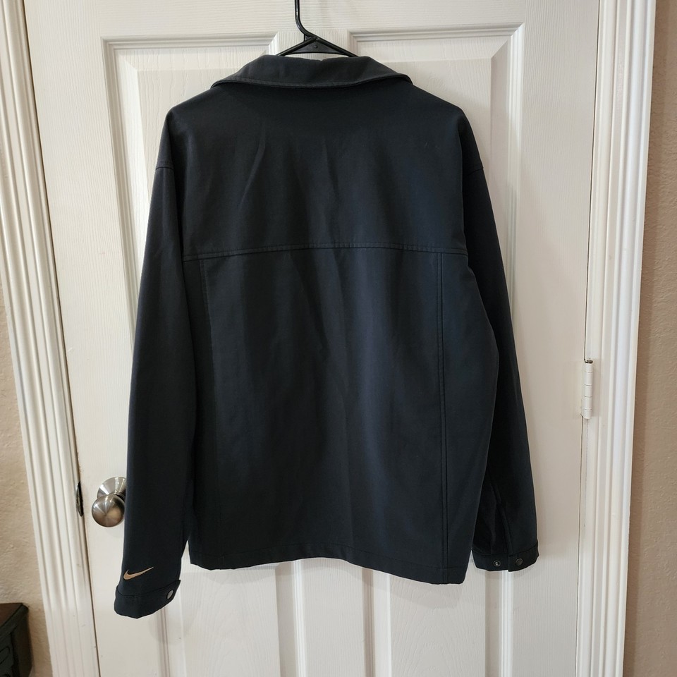 Nike Sphere Black Wind Jacket Men’s Large Full Zip Lightweight Running ...