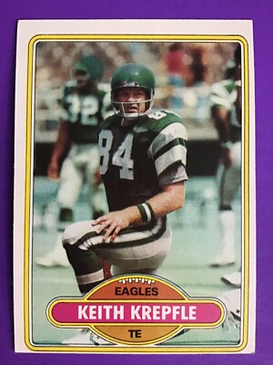 1980 TOPPS FOOTBALL SET BREAK CARD # 32 Keith Krepfle | eBay