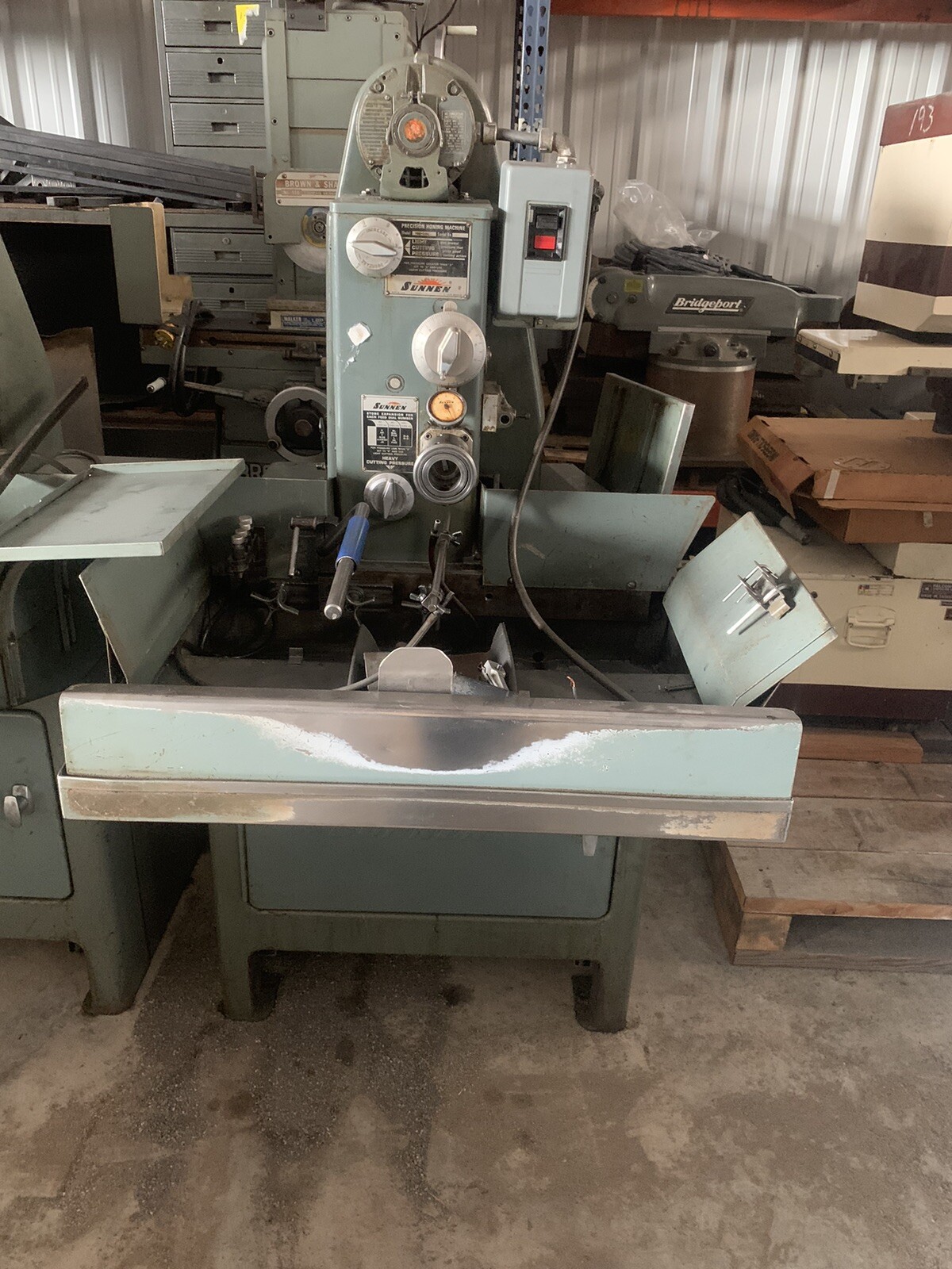 Sunnen MBB-1660 Horizontal Honing Machine Metal Finishing Hone 3 Phase ...