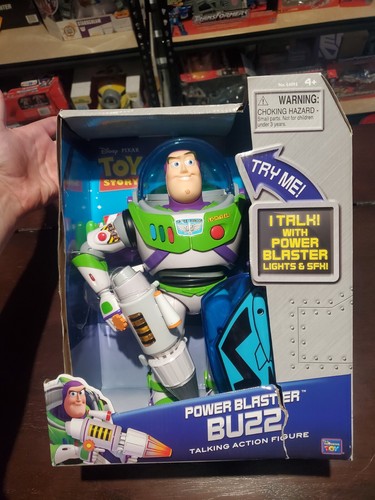 Thinkway Toys Disney Toy Story Power Blaster Buzz Talking Action Figure ...