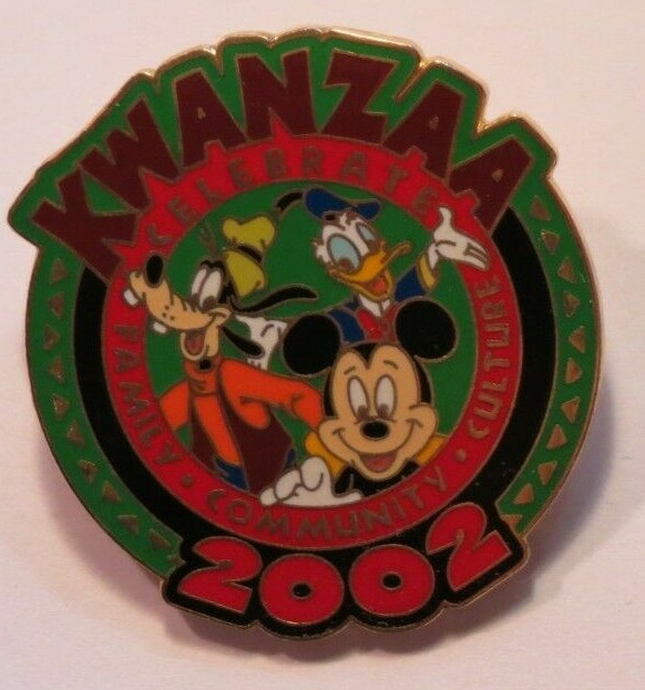 DISNEY DLR KWANZAA 2002 FAB 3 MICKEY MOUSE GOOFY & DONALD DUCK LE 2000 ...