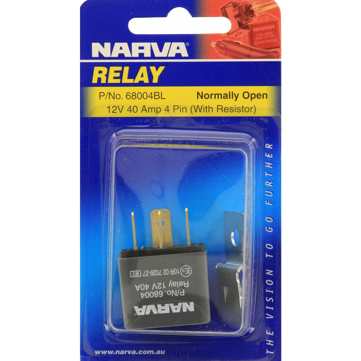 Narva Relay 12V 4Pin 40 Amp 68004BL | eBay Australia