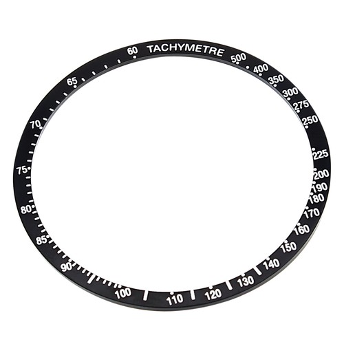 FLAT BEZEL INSERT FOR OMEGA SPEEDMASTER WATCH TACHYMETRE 175.0032 ...