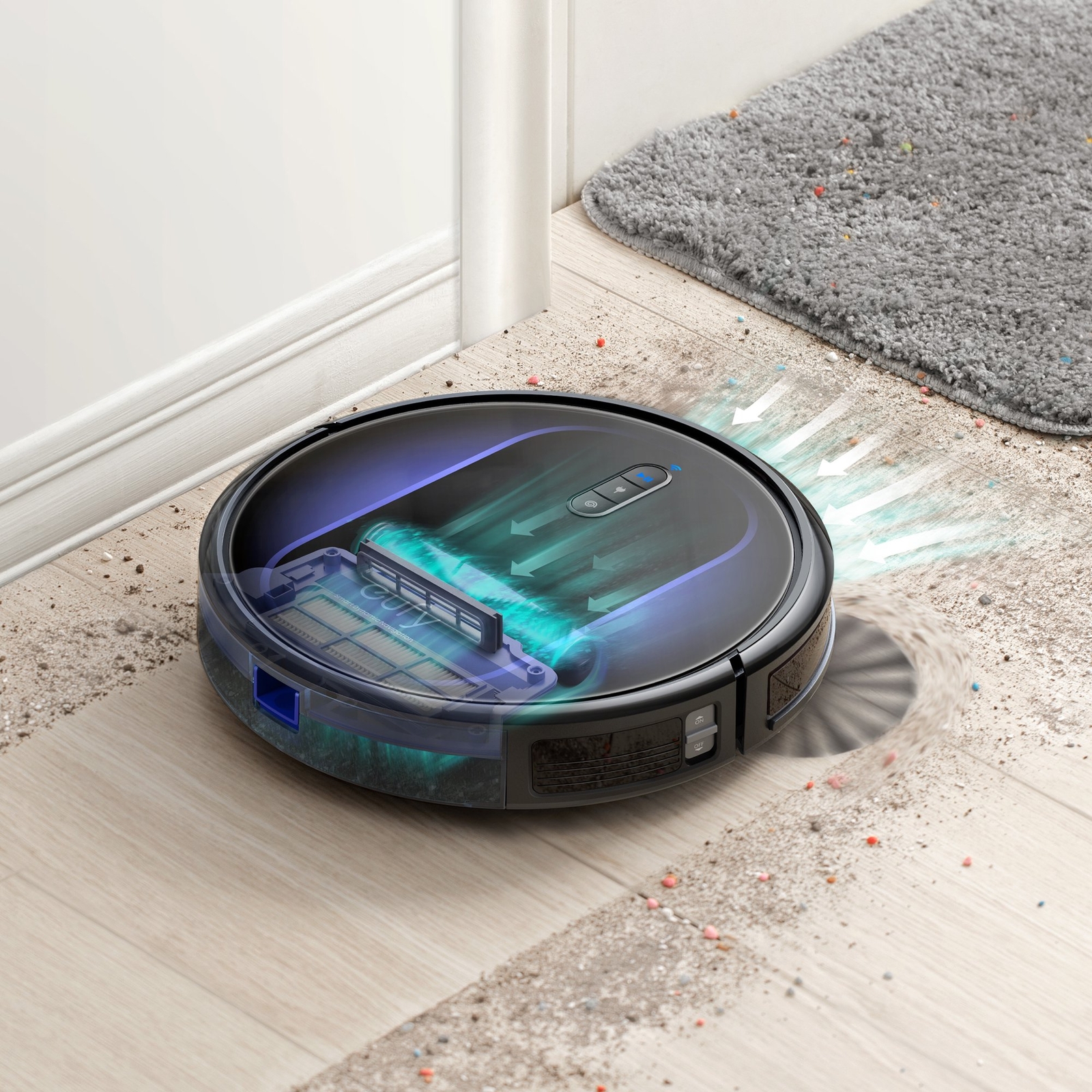 eufy RoboVac G32 Pro 2000Pa RoboVac Wi-Fi Robotic Vacuum Cleaner ...