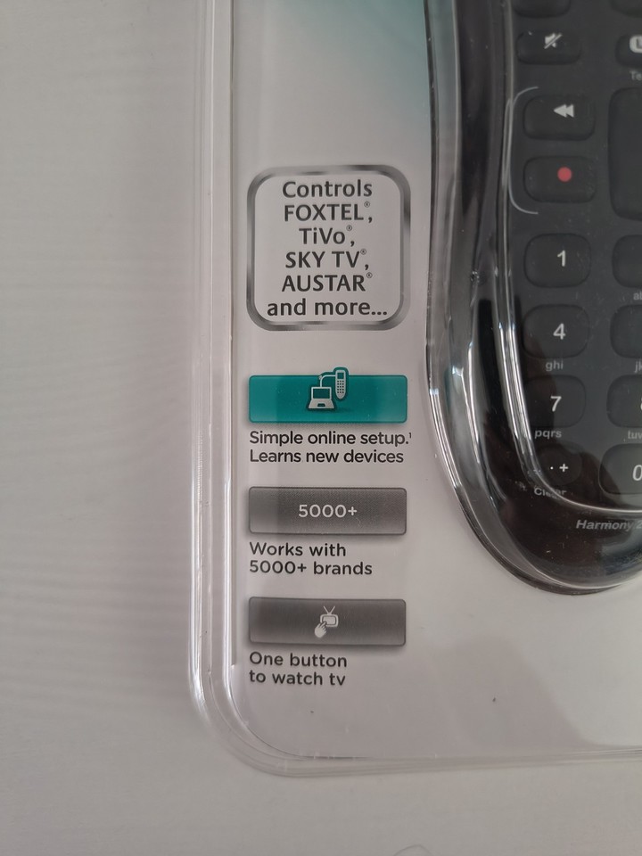 Logitech Harmony 200 Universal Remote Control - NEW SEALED - FREE ...