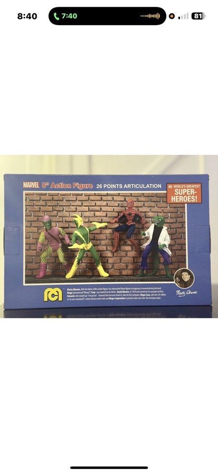 MEGO Marvel SPIDERMAN GREEN GOBLIN LIZARD ELECTRO DISNEY BAG INCLUDED ...