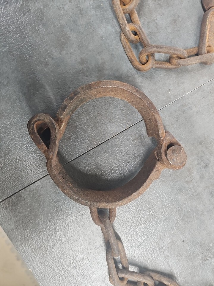 Antique Ball And Chain Heavy Prison History | eBay