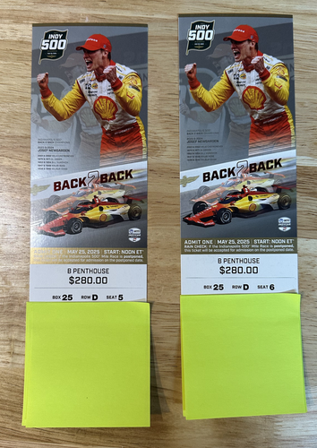 2025 Indy 500 Tickets B Penthouse Box 25 IYKYK The Most Famous Indy 500 ...
