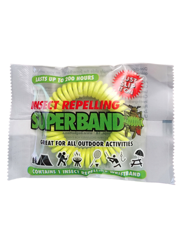 Super Band - Insect Repelling Wristband - Repel Mosquitoes / Bugs Away ...