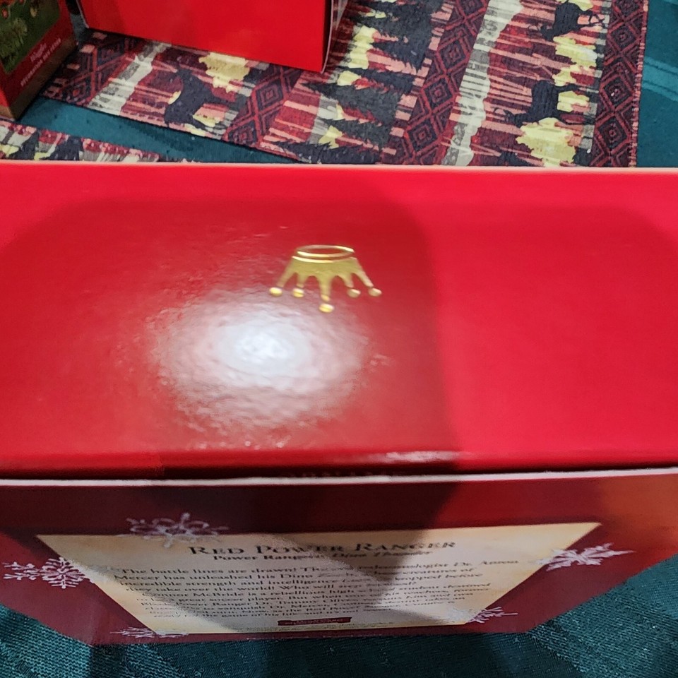Hallmark Power Rangers Red Ranger Dino Thunder Keepsake Ornament 2004 ...
