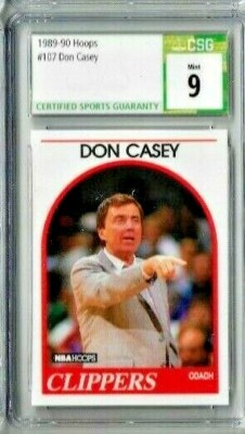 1989 Hoops Don Casey CSG 9 | eBay