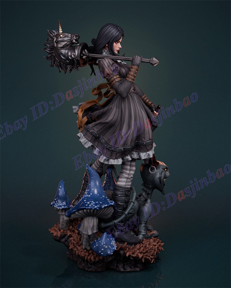 Alice Devil Cat 1/10 1/6 1/4 3D Print Model Kit Unpainted Unassembled 3 ...