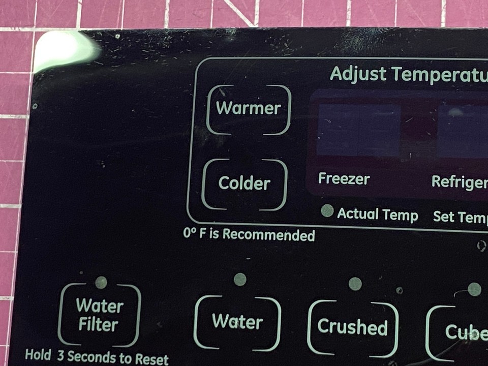 GE Refrigerator Dispenser Control Board (SEE PICS) P# WR55X23236 ...