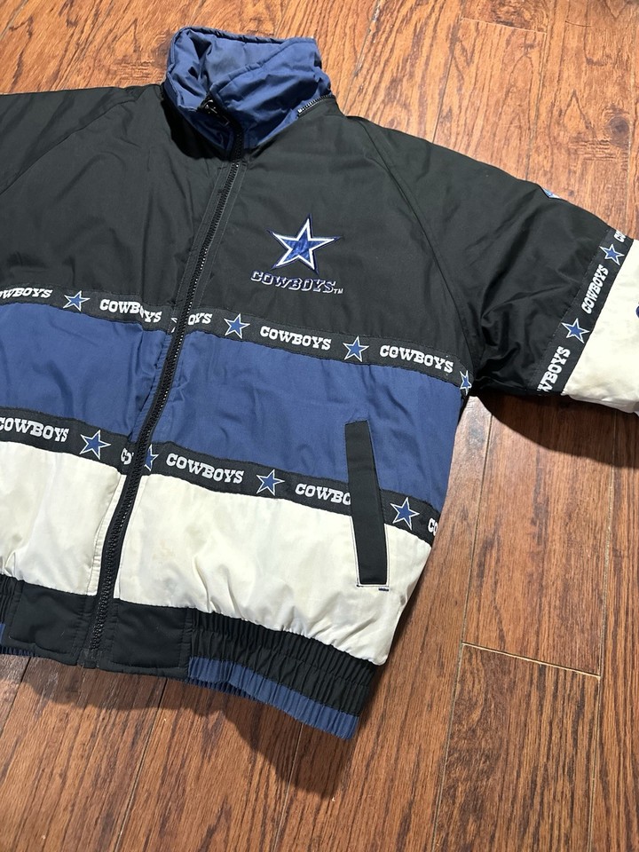 VINTAGE DALLAS COWBOYS PRO PLAYER PUFFER WINTER JACKET COAT Men’s ...