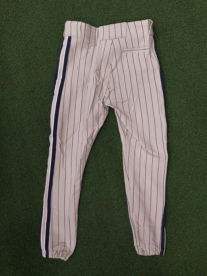 Vintage 1990s Betlin Baseball Pants Gray w/ Navy/White Pinstripe - Made ...