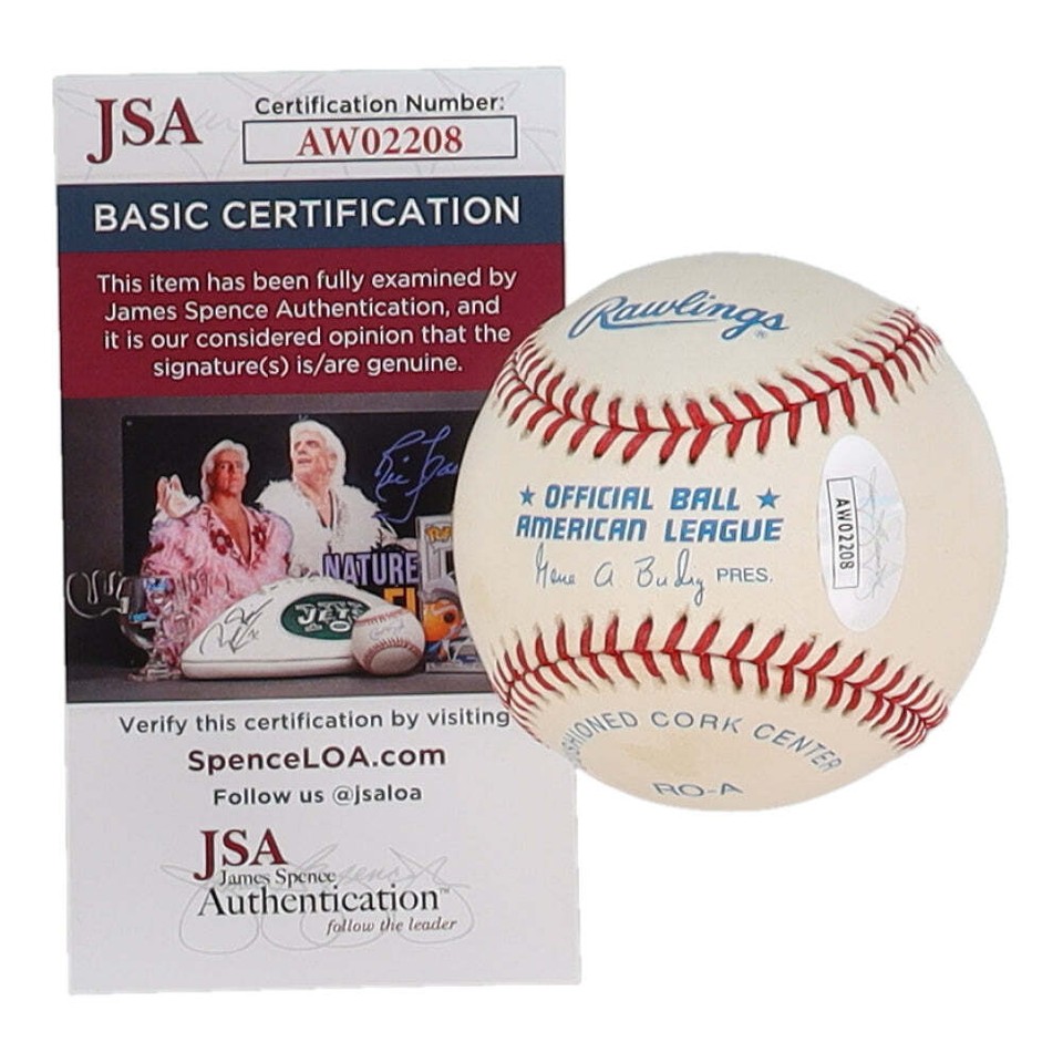 Bill Travers Signed OAL Baseball Inscribed "1976 All-Star" (JSA) | eBay