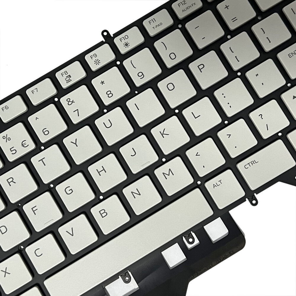 New RGB Backlit white keyboard US for Dell ALIENWARE M17 R2 M17 R3 DP/N ...